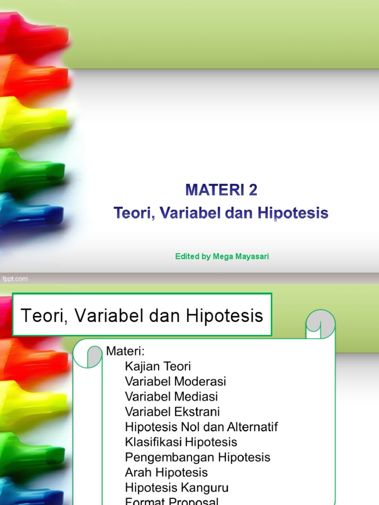 Kerangka Pemikiran Variabel Moderasi | PDF