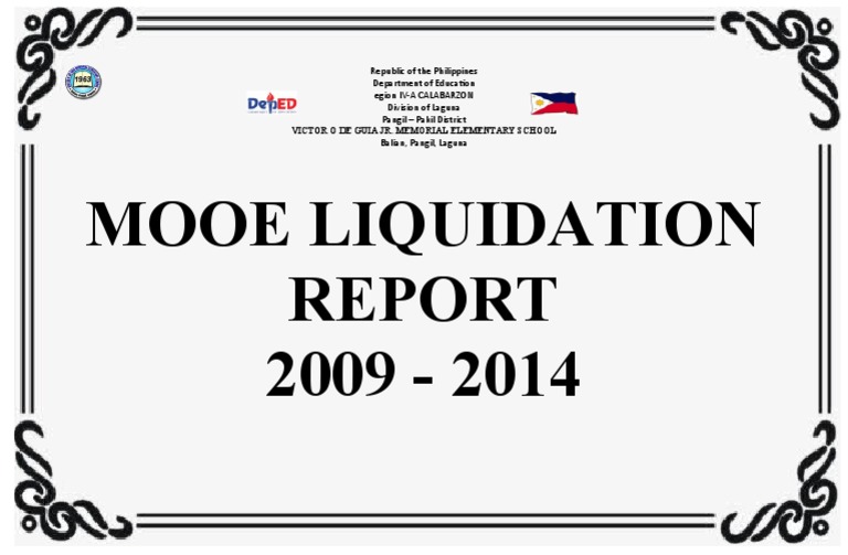 Mooe Cover Page | PDF