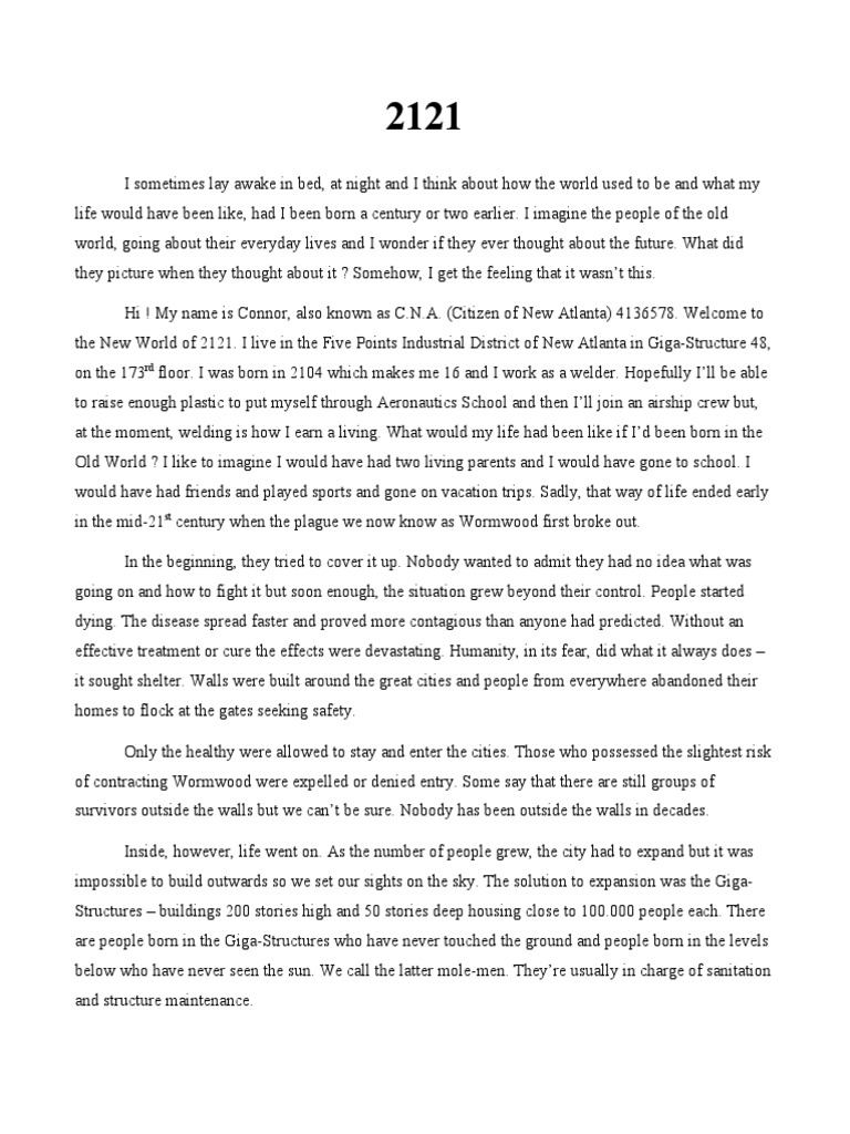 Compunere Engleza - Viata Peste 100 de Ani | PDF | Water | Nature