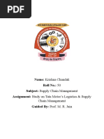 Supply Chain Management - Tata Motor | PDF | Supply Chain | Inventory