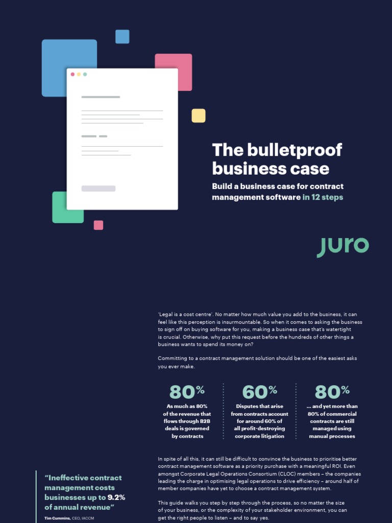 Juro Bulletproof Business Case | PDF | Return On Investment | Risk
