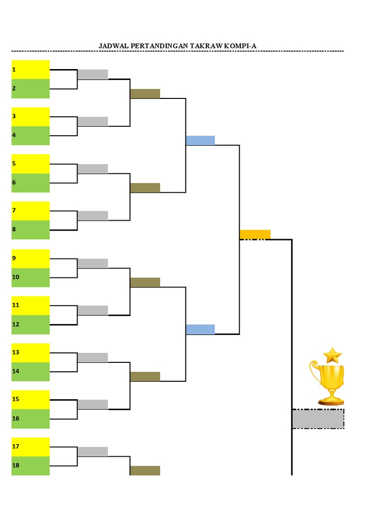 Jadwal Pertandingan Takraw Kompi-A | PDF