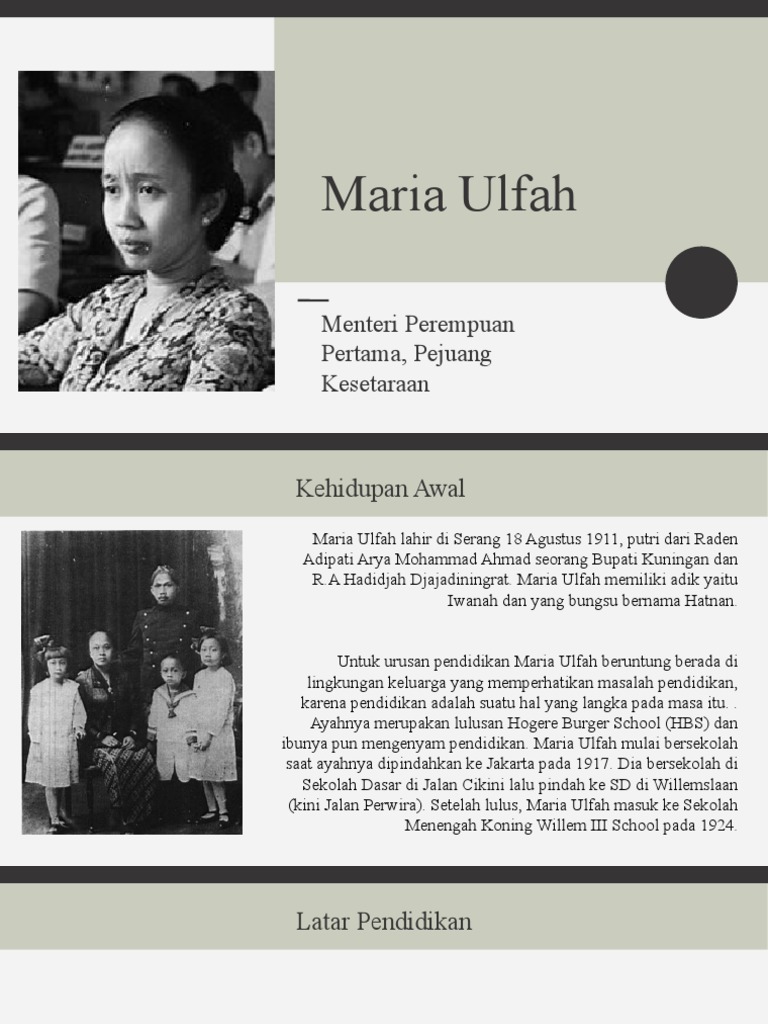 Maria Ulfah | PDF