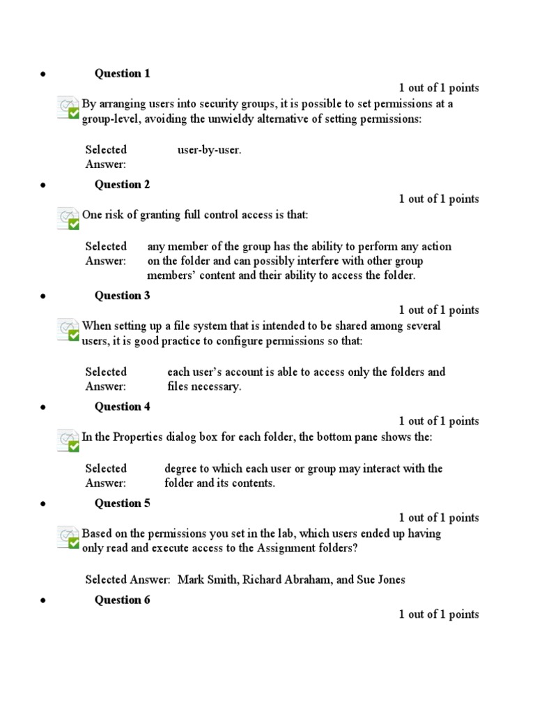 Quiz | PDF | Directory (Computing) | Computer File