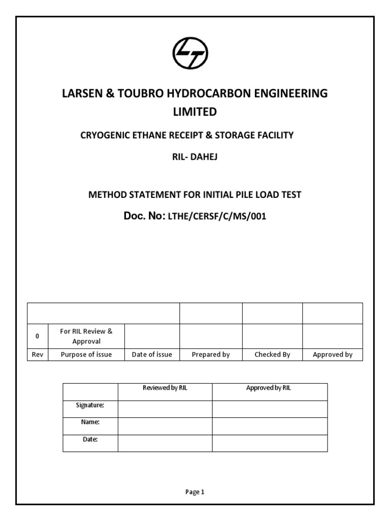 Pile Load Test Procedure | PDF | Deep Foundation | Calibration