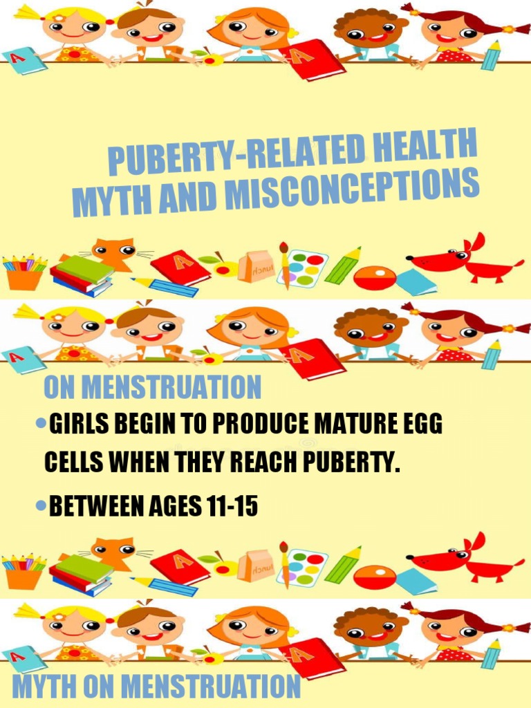 Debunking Common Misconceptions About Puberty-Related Health Issues ...