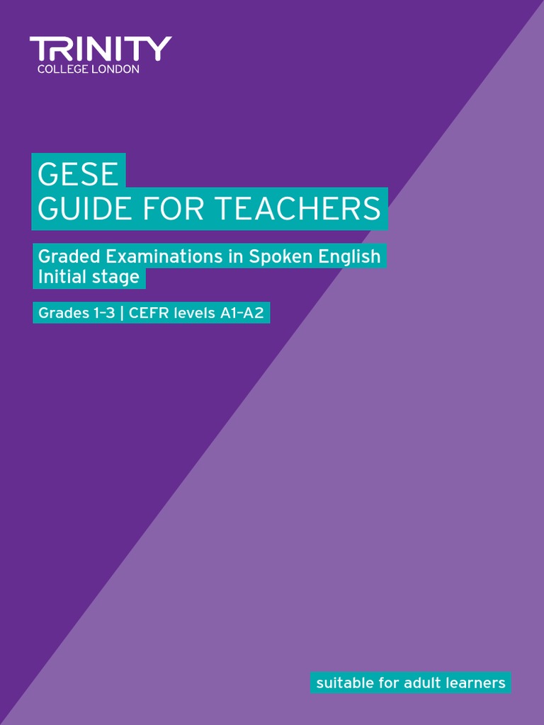 GESE Grade 1 Teacher's Guide | PDF | Question | Test (Assessment)