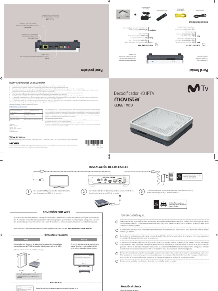 F096 VIP4242W User Guide Iss5 Final Vr2 | PDF | Hdmi | Control remoto