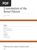 OSCE Checklist for Renal Examination | PDF | Kidney | Edema
