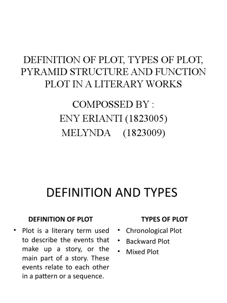 Definition of Plot, Types of Plot | PDF | General Fiction