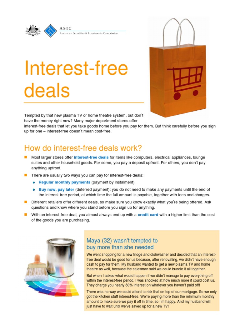 About Interest Free Deals | PDF | Credit Card | Fee