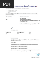 Intercompany Sales Process Sap | PDF | Sales | Invoice