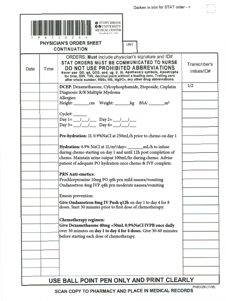 DCEP chemotherapy regimen for R/R Multiple Myeloma | PDF