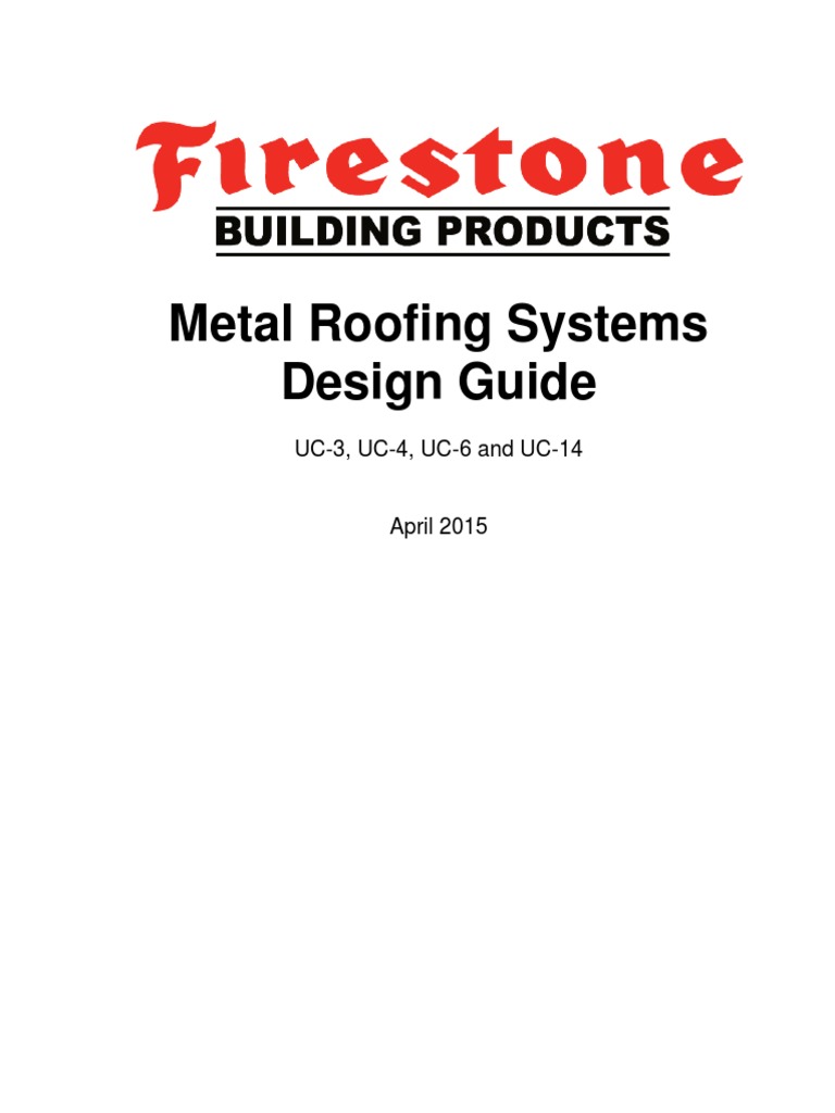 Article - Firestone-Metal-Roofing-Systems-Design-Guide | PDF | Roof ...