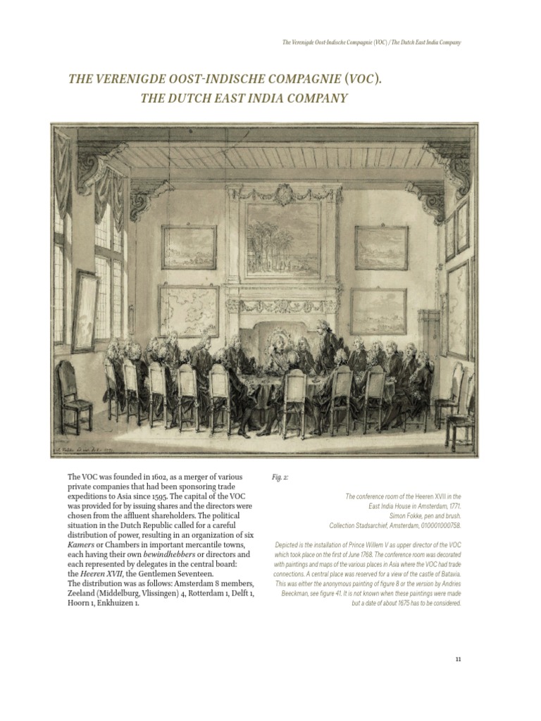 The Verenigde Oost-Indische Compagnie (Voc) - The Dutch East India ...