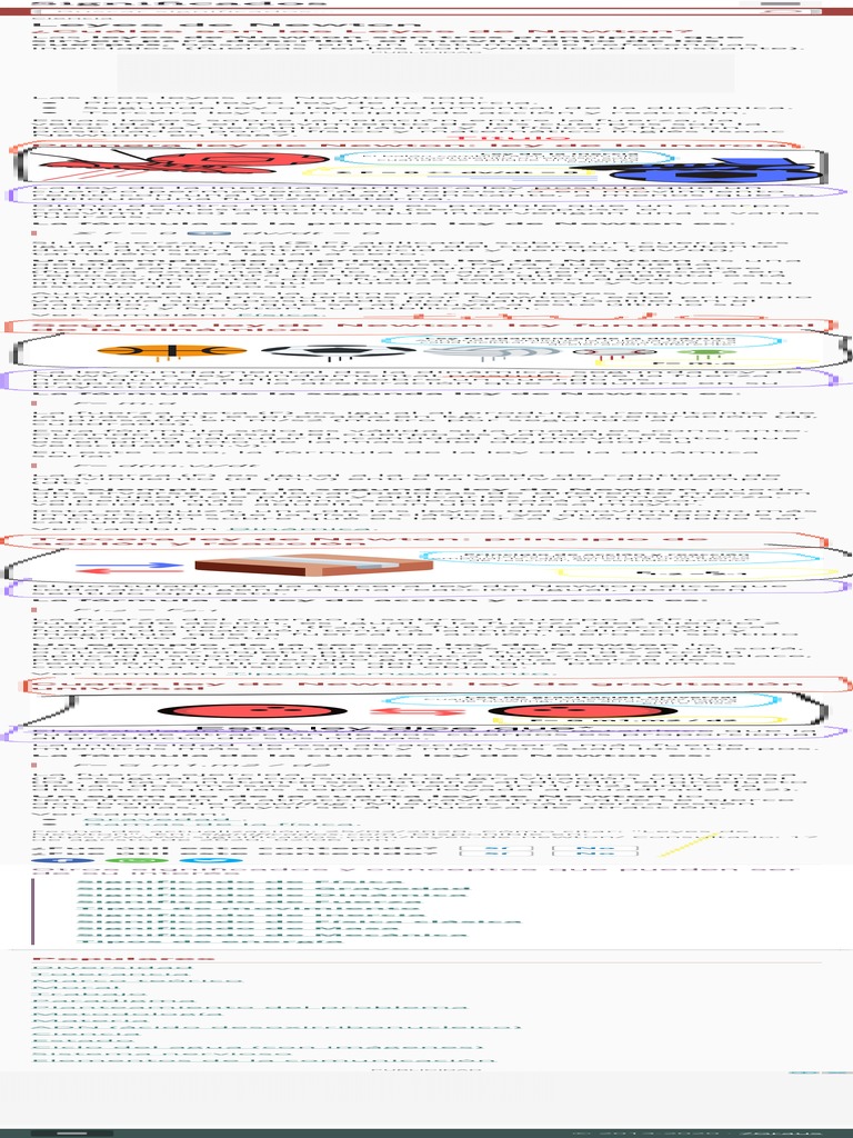 Leyes de Newton (Resumen) Cuáles Son, Fórmulas y Ejemplos ...
