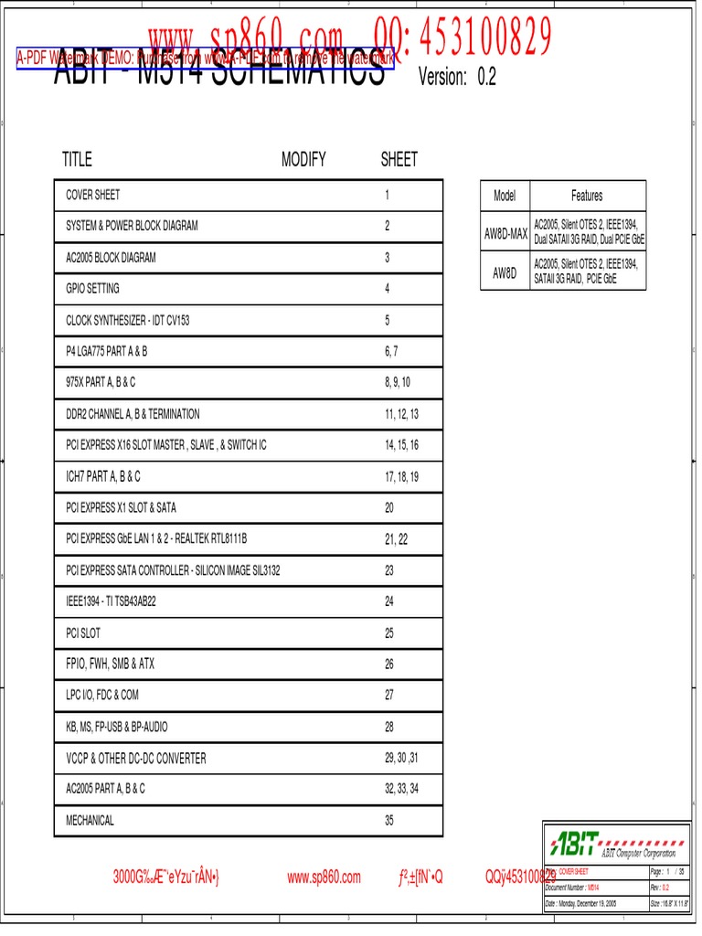Abit Aw8d | Computer Standards | Technology & Engineering