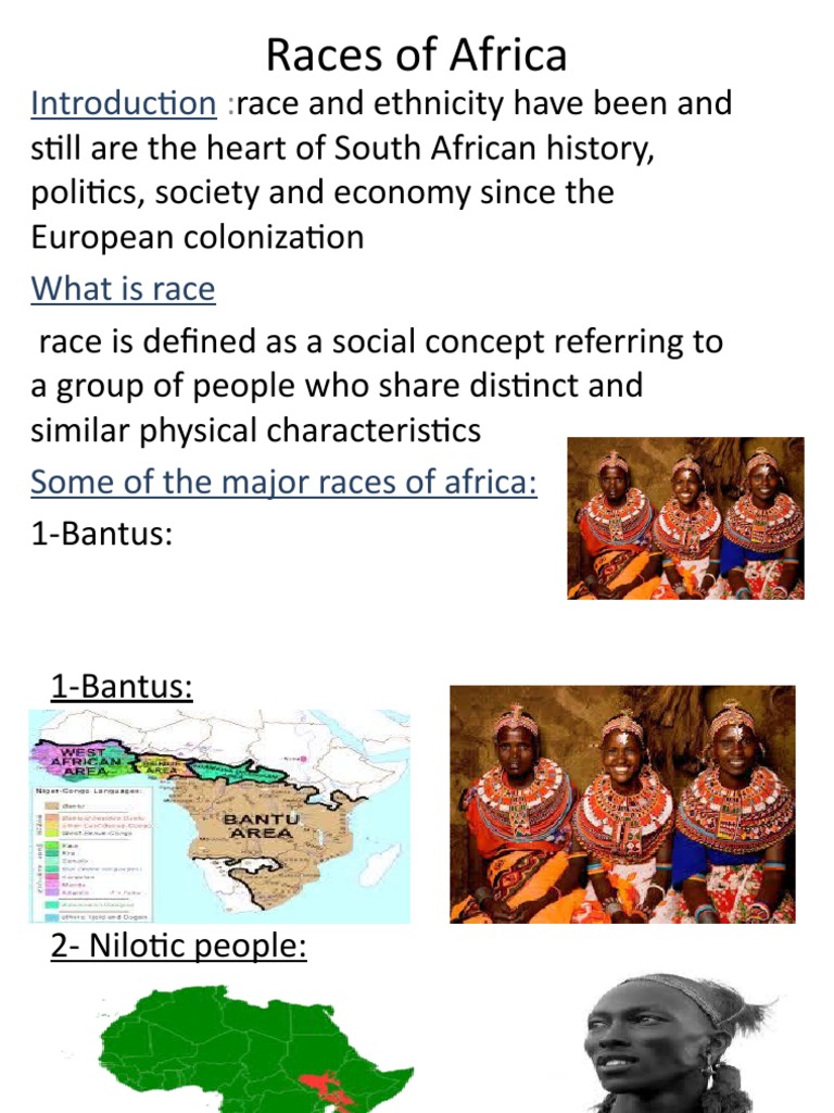 Races of Africa | PDF