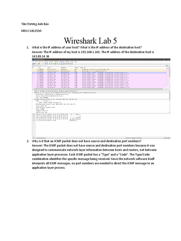 Wireshark Lab 5 | PDF | Internet Protocols | Transmission Control Protocol