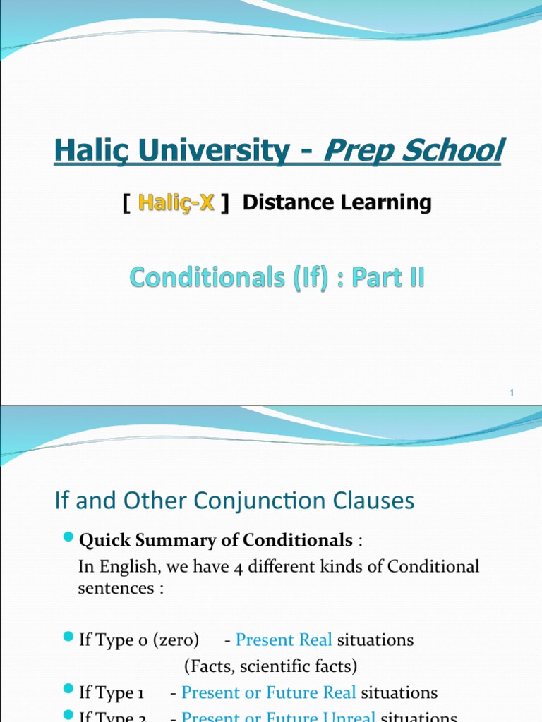 Conditionals. Part II. PowerPoint Presentation | PDF | Language ...