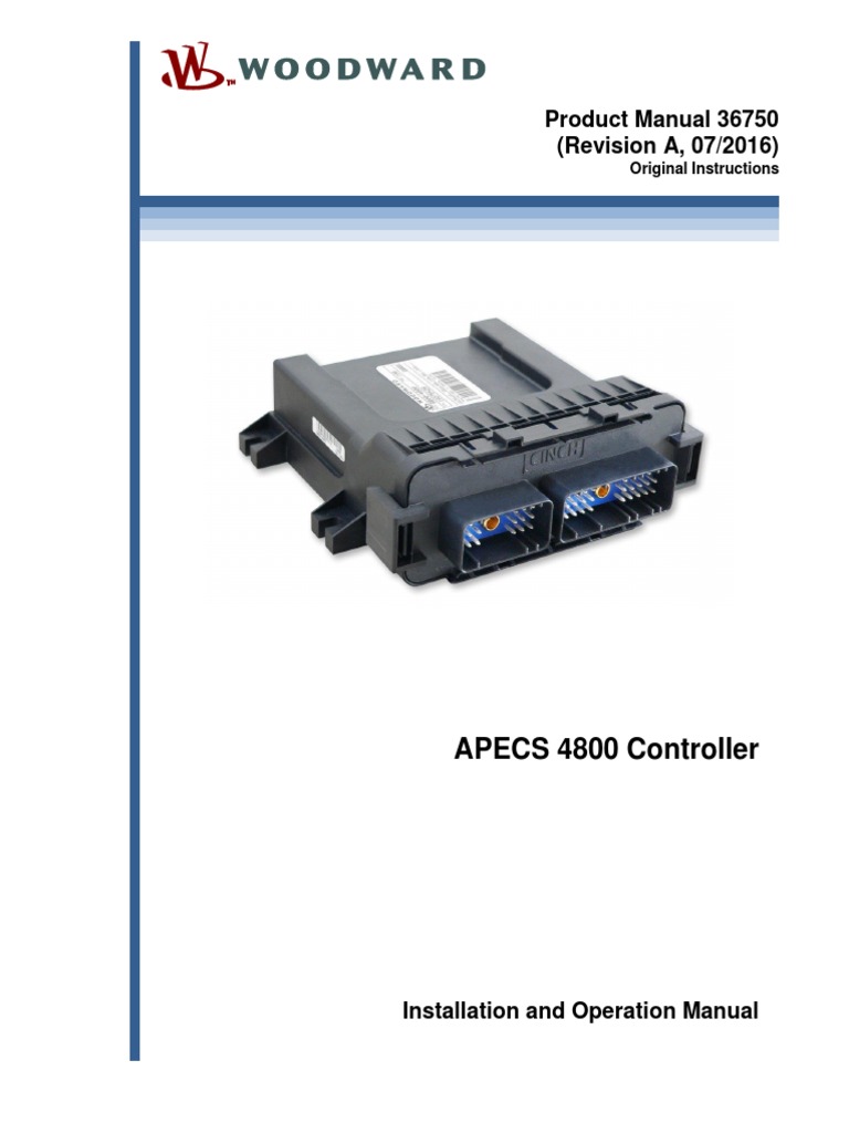 A APECS 4800 Woodward Controller | PDF | Printed Circuit Board ...