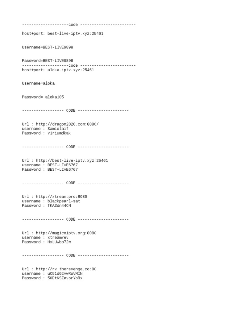 Xtream Code 2021 | PDF | Computer Networking | Access Control