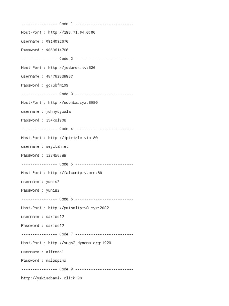 Free Xtream Codes 25-3-2021 | PDF