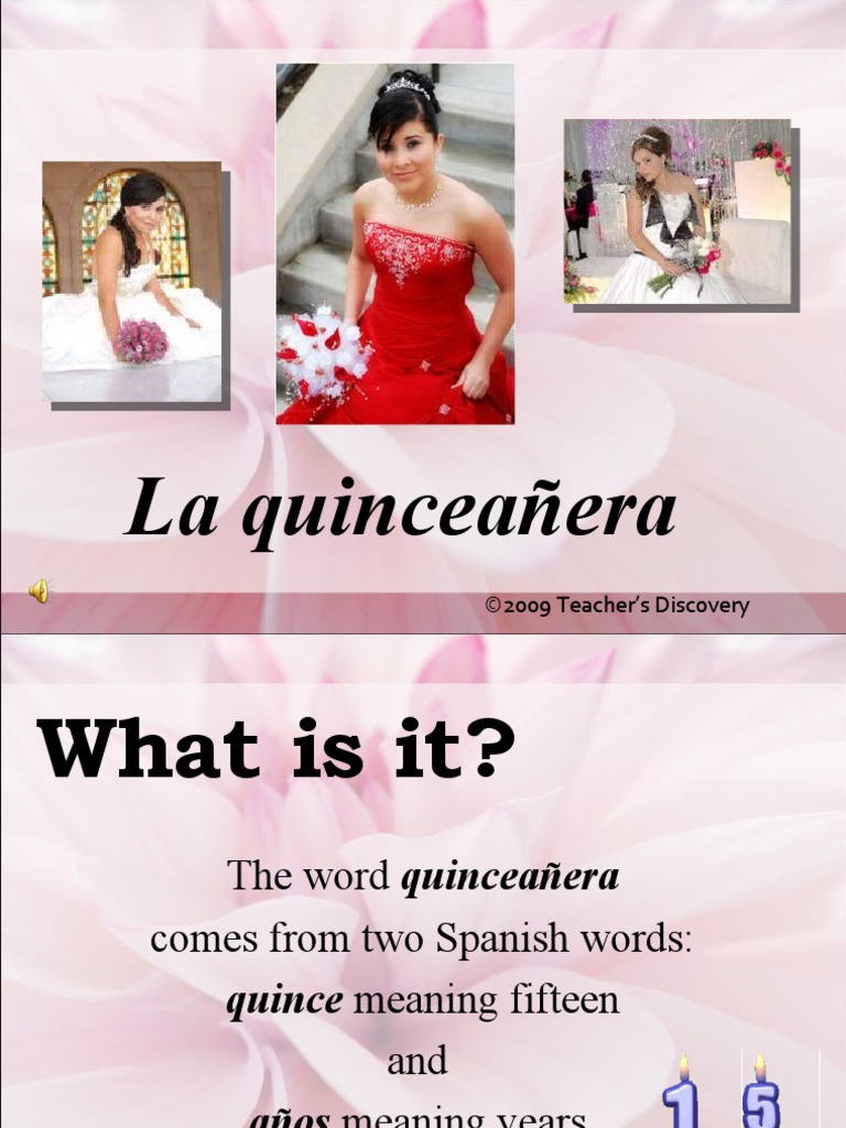 La Quinceañera: ©2009 Teacher's Discovery | PDF | Ceremonies | Rituals