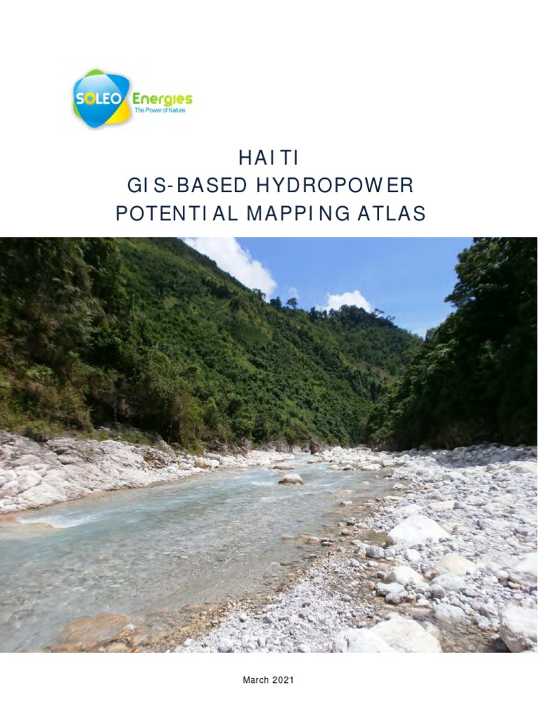 Haiti GIS-Based Hydropower Potential Mapping Atlas | PDF | Drainage ...