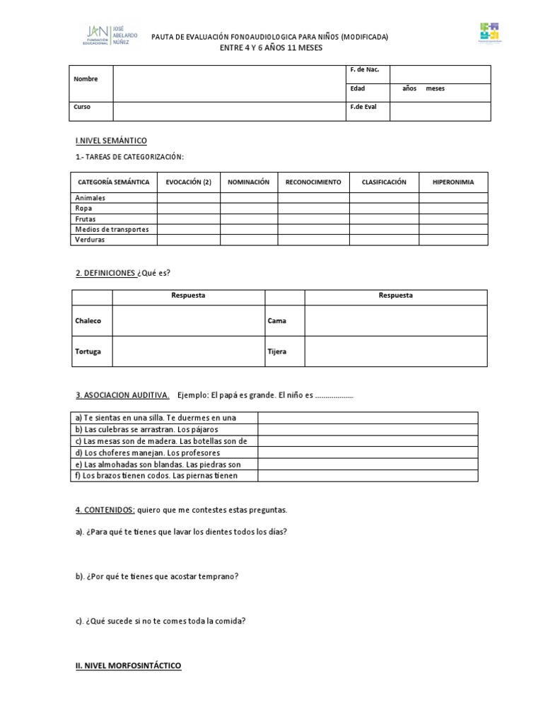PEFE 4 A 6,11 Modificada 2020 | PDF