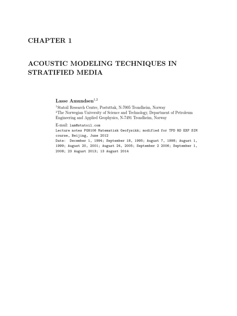 Chapter 1 | PDF | Waves | Eigenvalues And Eigenvectors