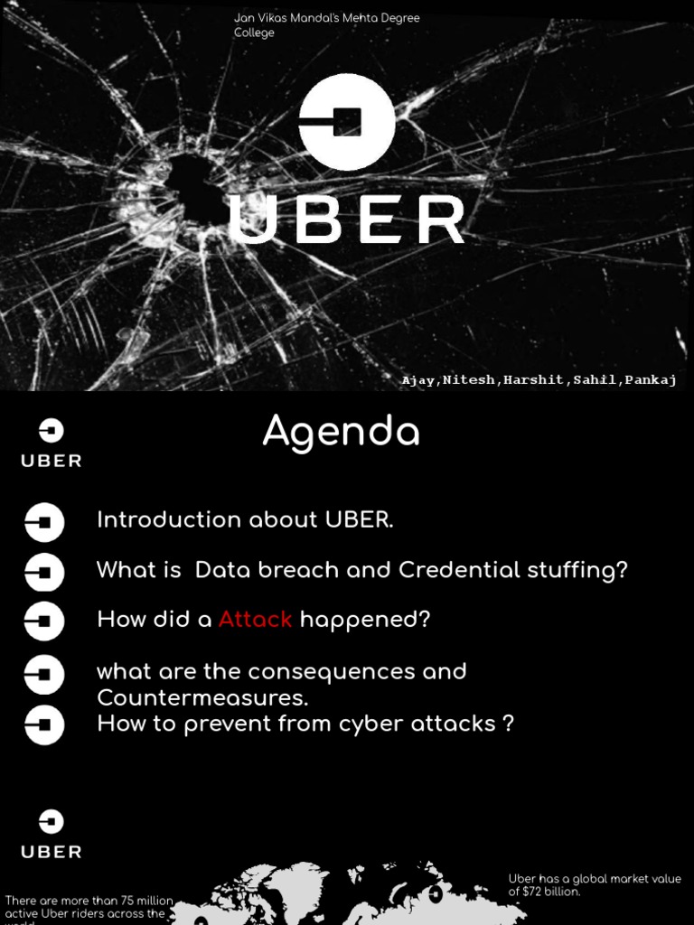 Uber Data Breach and Credential Stuffing Case Study | PDF