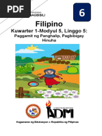 Pang-Ukol Pagsasanay | PDF