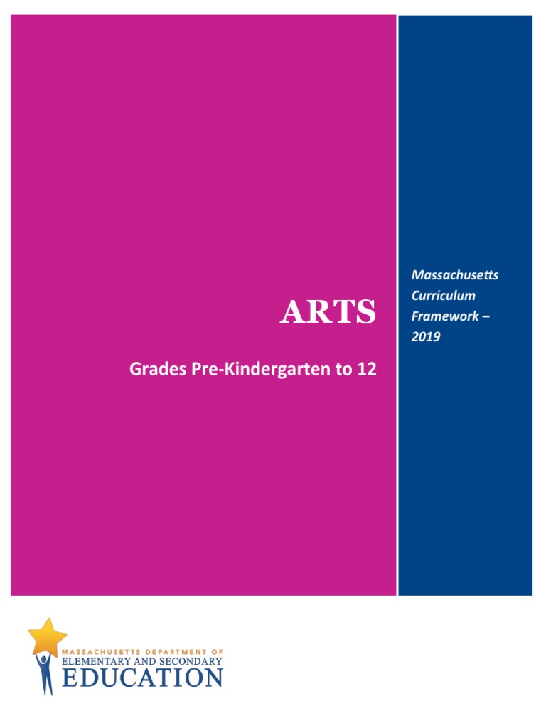Grades Pre-Kindergarten To 12: Massachusetts Curriculum Framework ...