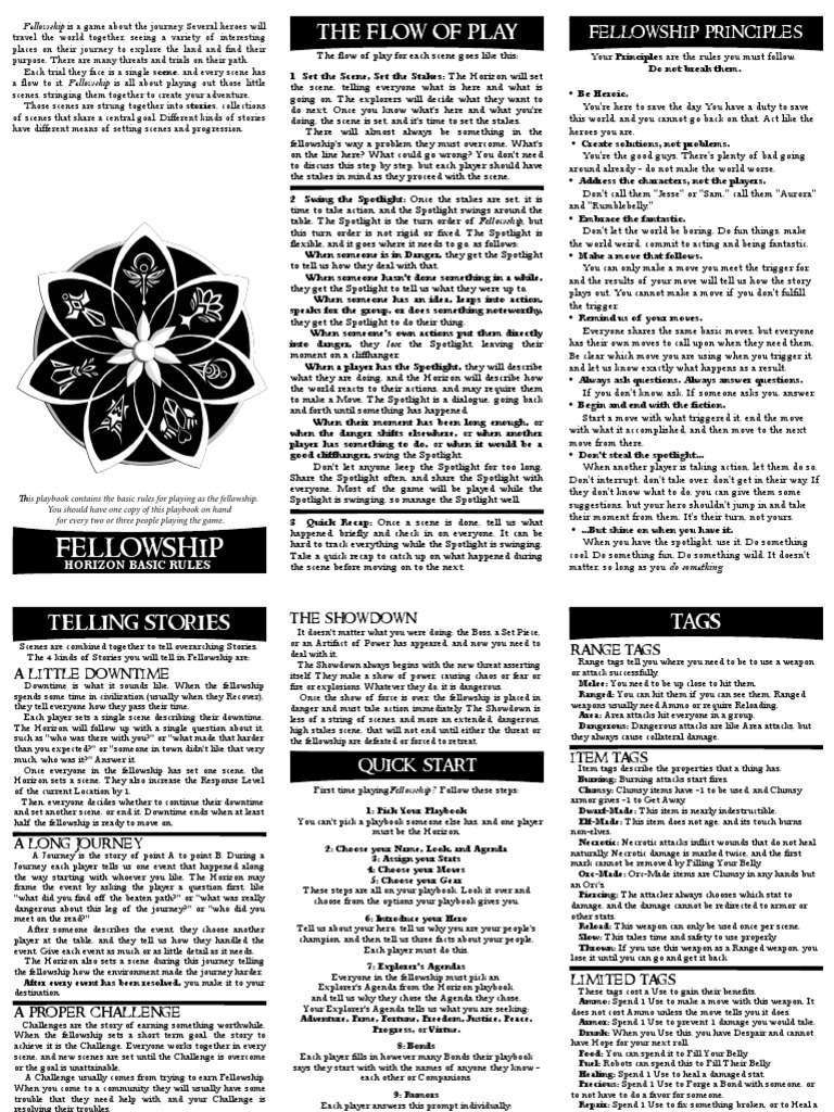 Fellowship - Playbook 2 | PDF | Leisure