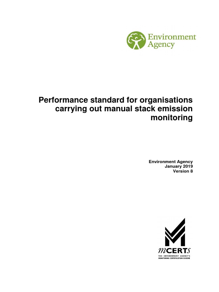 Performance Standard For Organisations Carrying Out Manual Stack ...