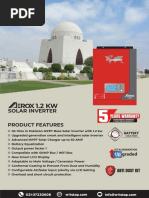 Inverex Nitrox 6kW Hybrid Inverter Datasheet Specifications | PDF | Battery Charger | Electrical ...
