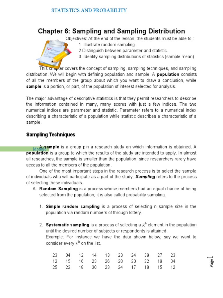 Understanding Sampling Distributions | PDF | Sampling (Statistics ...