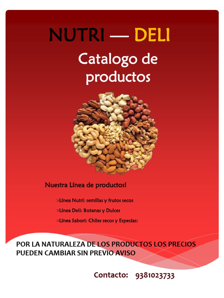 Catalogo Nutri-Deli Diciembre 20 | PDF | Alimentos | Agronomía