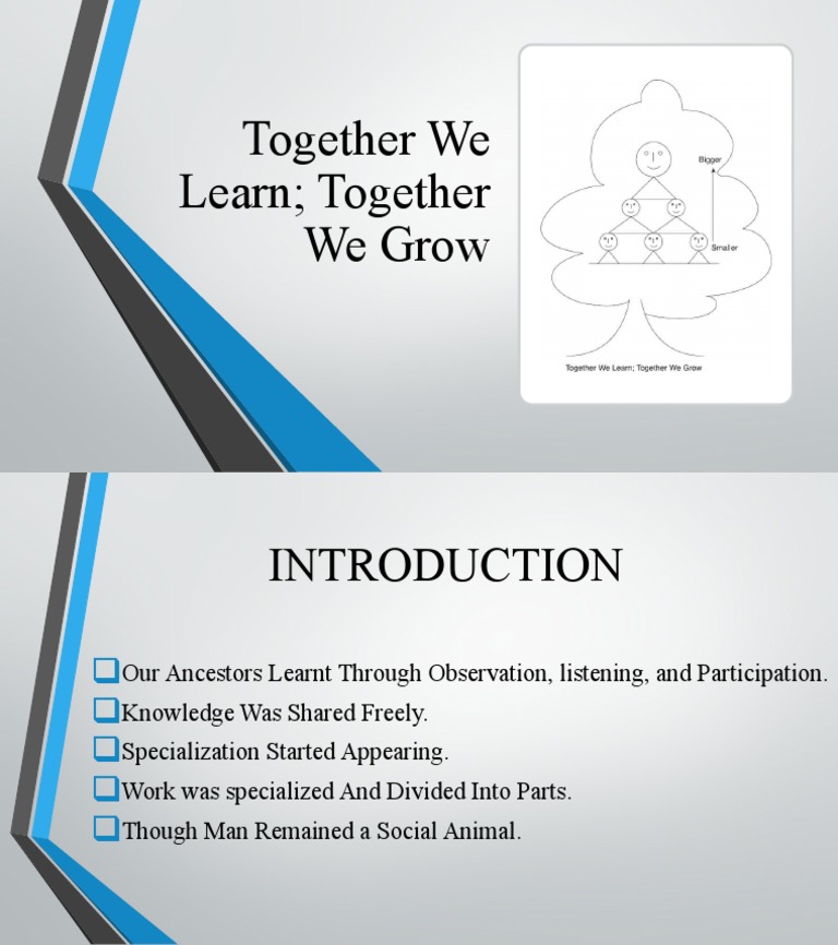 Together We Learn Together We Grow | PDF