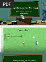 Reglas ortográficas de la G y J | PDF