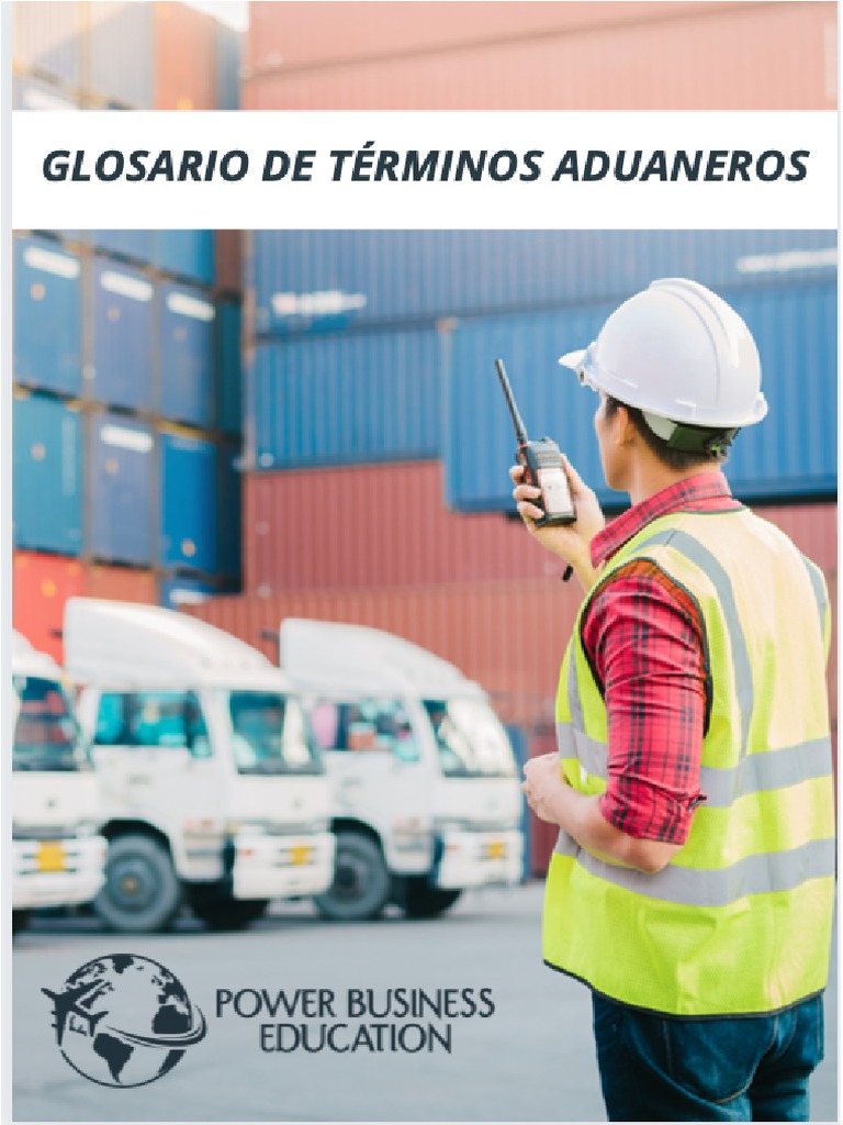 Glosario de Terminos Aduaneros | PDF | aduana | Arancel