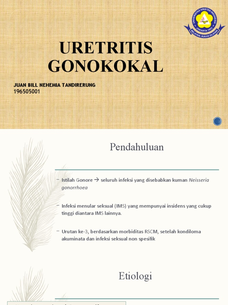 Urethritis Gonorea | PDF