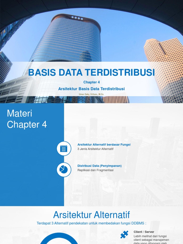 Arsitektur DDBMS | PDF