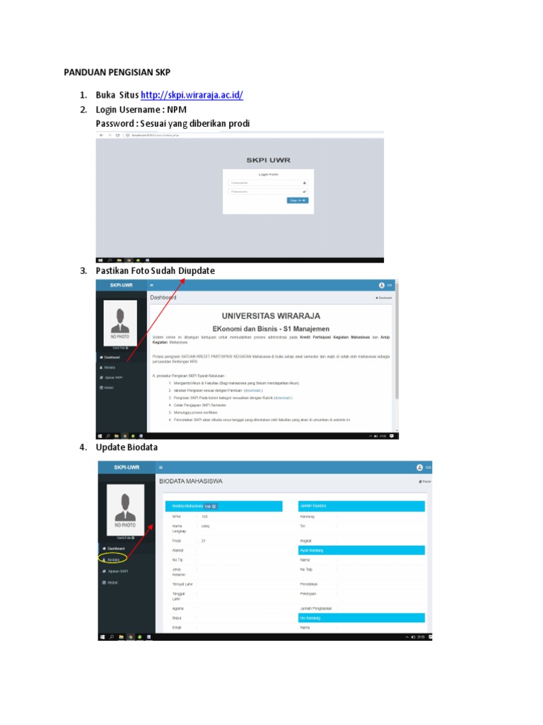 Tutorial Pengisian SKPI | PDF