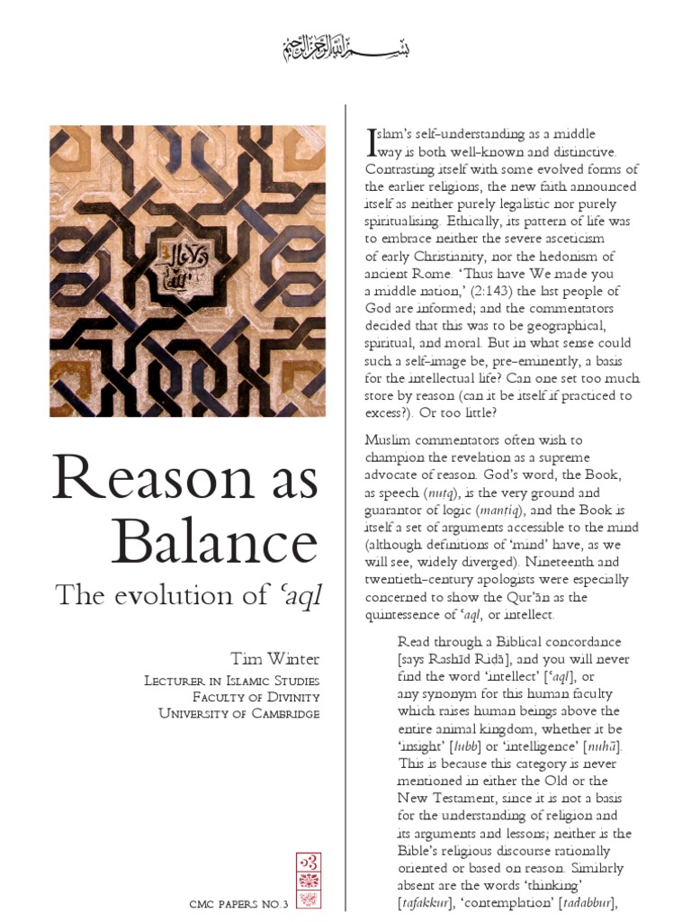 The Evolution of Aql | PDF | Sunni Islam | Reason
