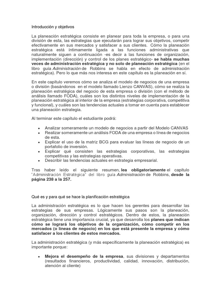 Teoria Admin | PDF | Análisis FODA | Empresas