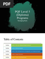 PQF Qualification Framework Levels | PDF | Knowledge | Skill