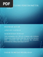 Pedoman Cara Uji CBR Dengan Dynamic Cone Penetrometer DCP Full | PDF