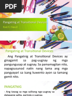Mga Transitional Devices Sa Filipino | PDF